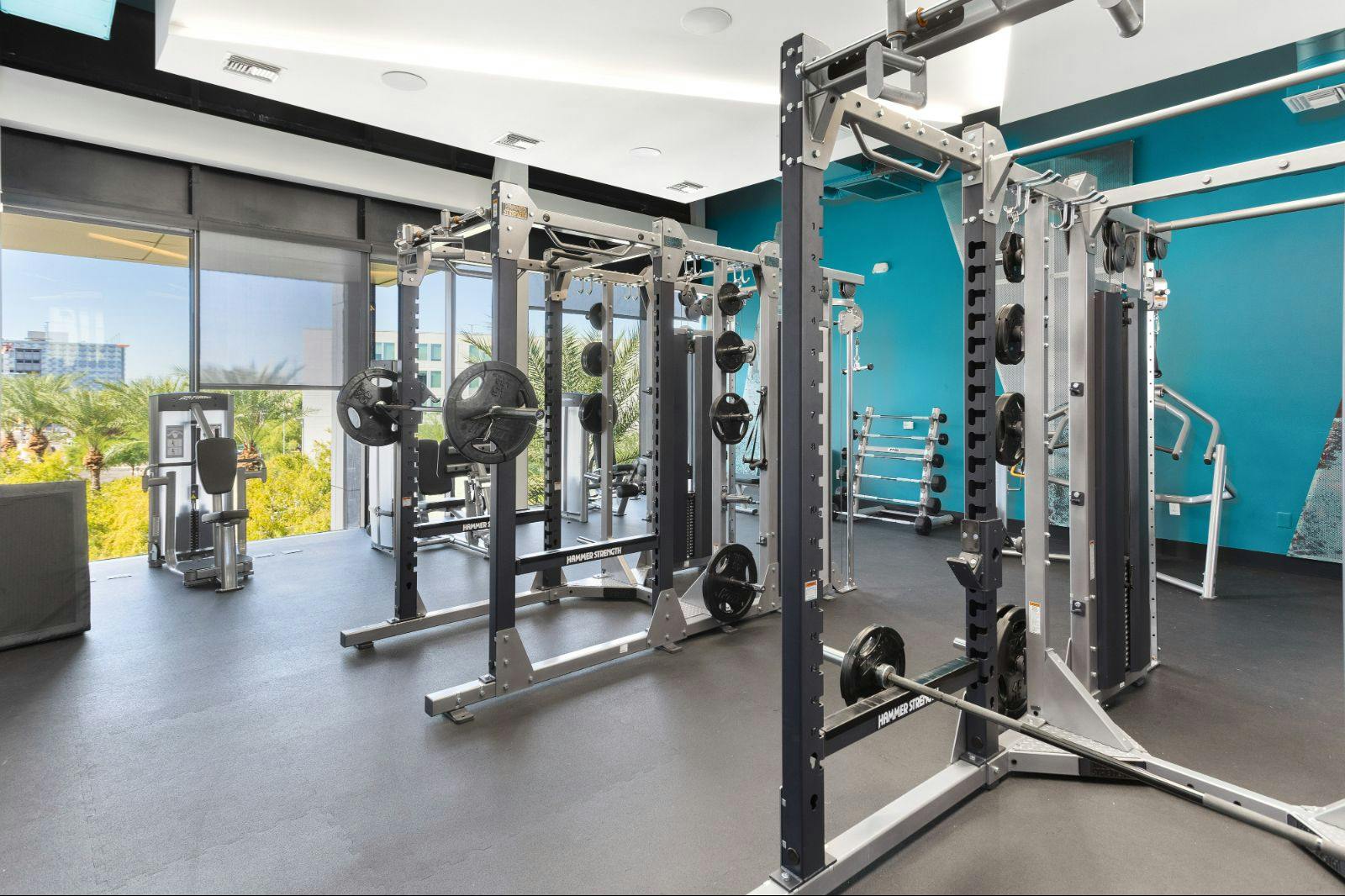 Two-Story Fitness Center with Stunning Views